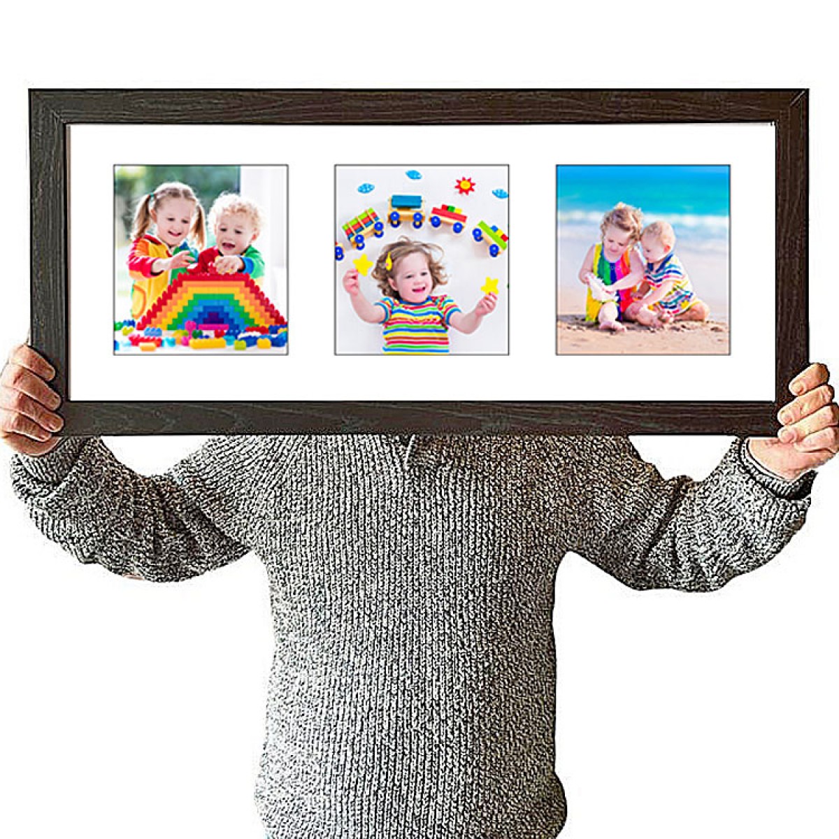 large three photo collage