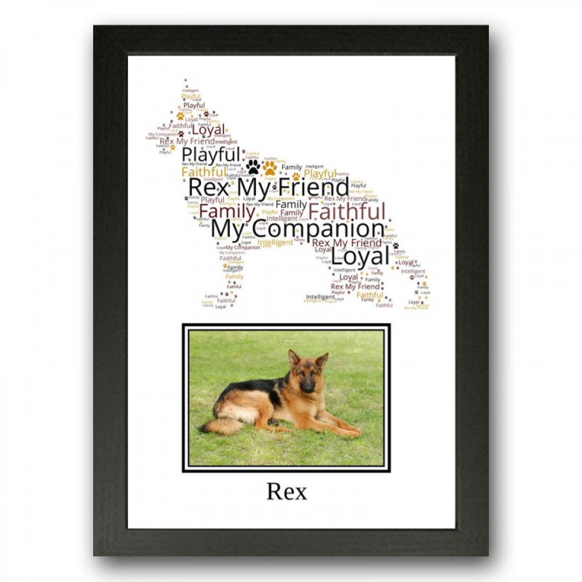 German Shepherd Photo Print Gift
