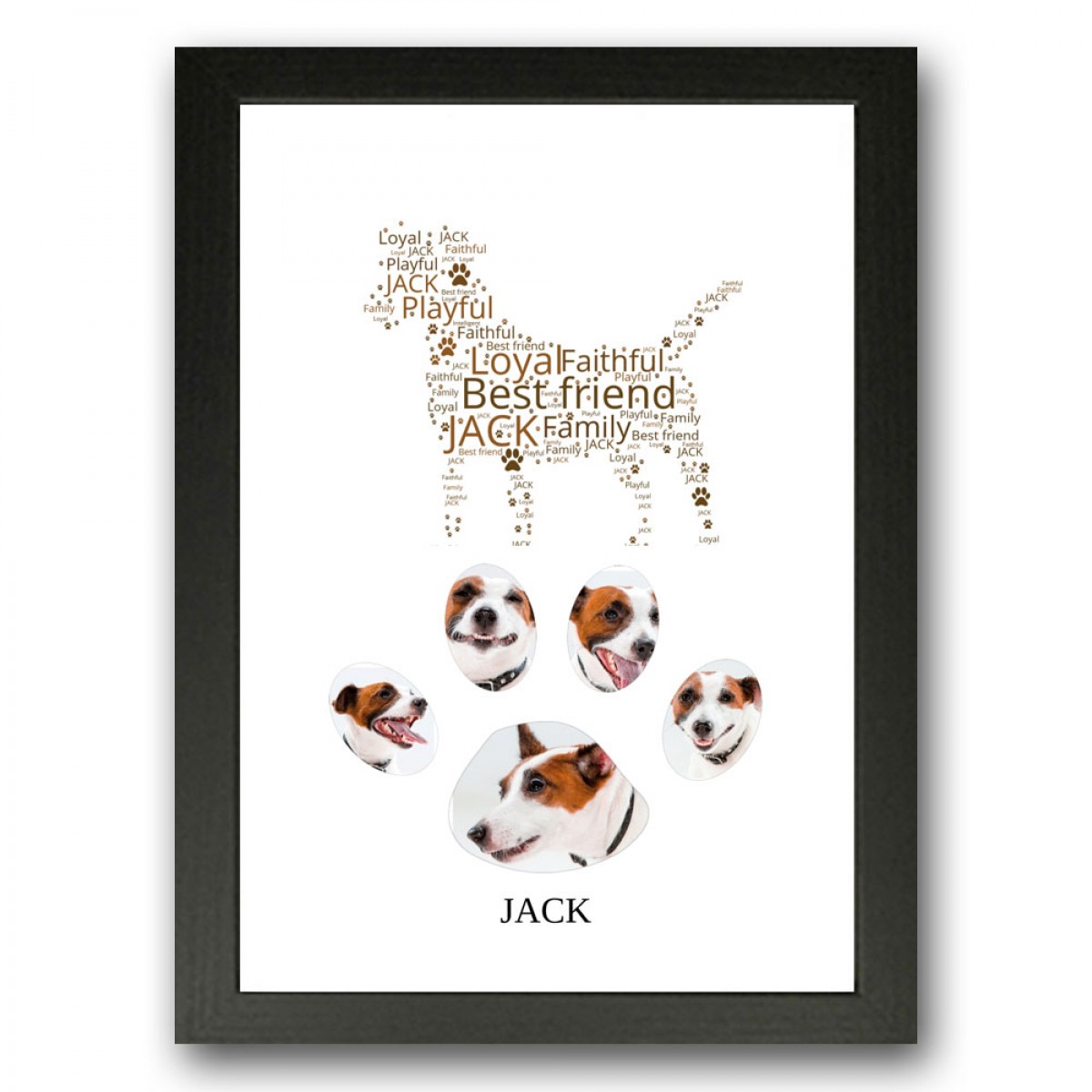 Jack Russellg Photo Collage Gift | Jack Russell Photo Collage Maker and ...