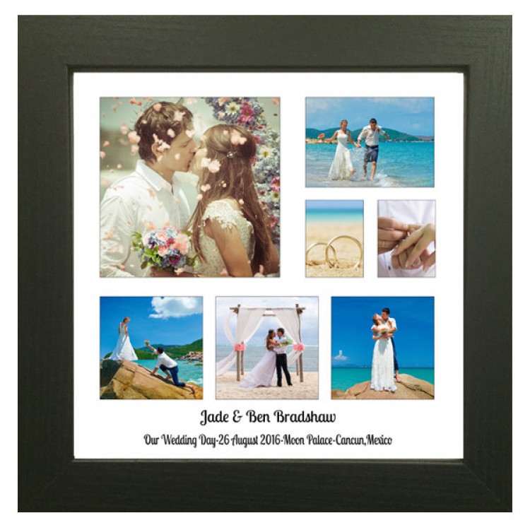 Wedding square Photo Collage