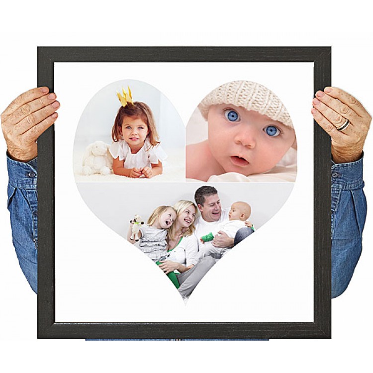 Heart Three Photo Collage
