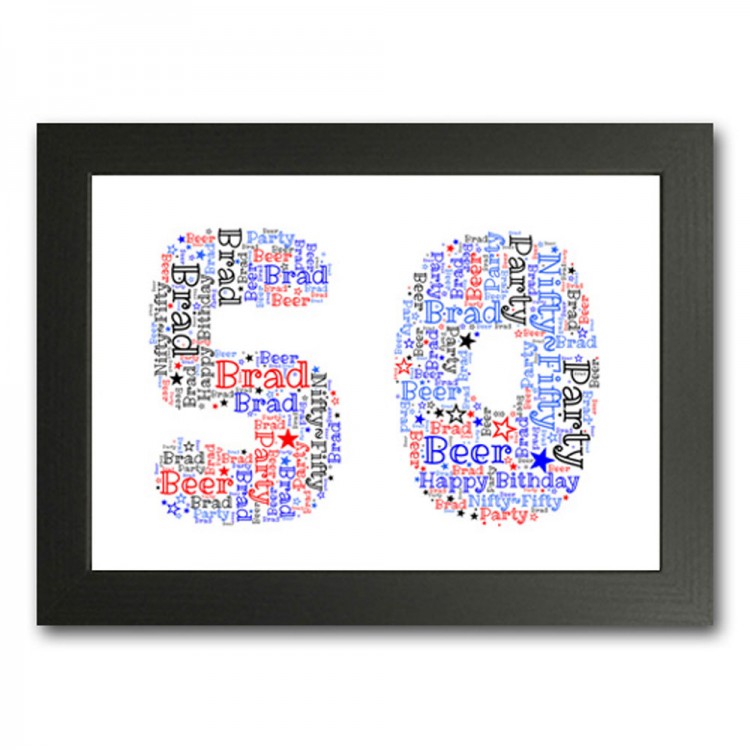 word art fifty