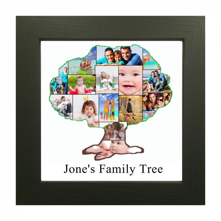 family tree photo collage